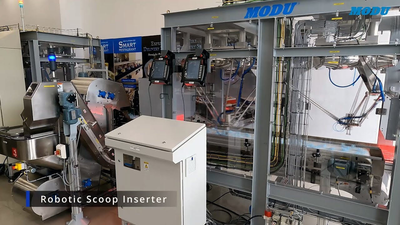 MODU Robotic Scoop Pick & Place System - YouTube