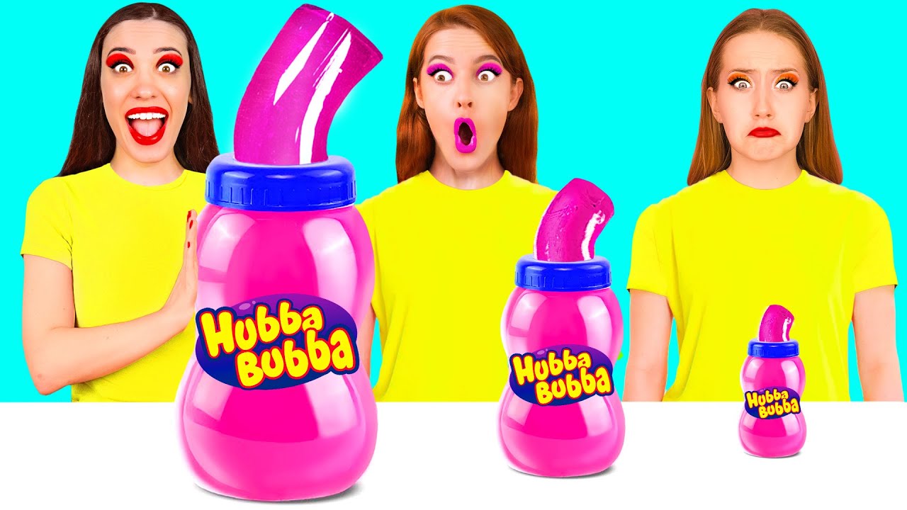 Μεγάλο, Μεσαίο και Μικρό Φαγητό Challenge | Αστείες Διατροφικές ...