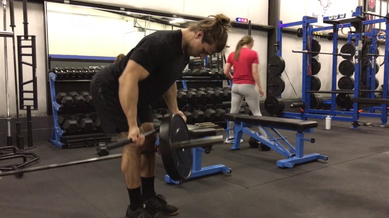 Wide Grip Underhand Landmine Row - YouTube
