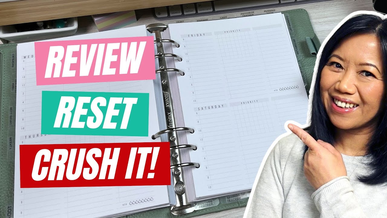 3 Simple Steps to Reflect, Reset, and Crush Your Weekly Goals (HIGHLIGHT) - YouTube