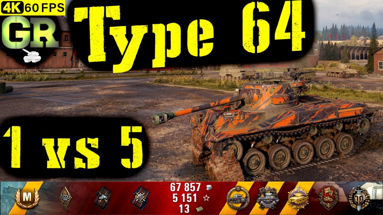 World of Tanks Type 64 Replay - 10 Kills 2.4K DMG(Patch 1.4.1) - YouTube