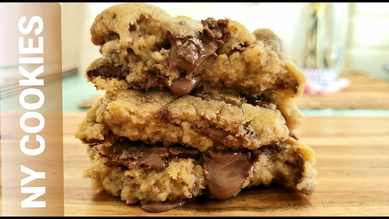 New York Style Chocolate Chip Cookies/How to make the ULTIMATE NYC ...