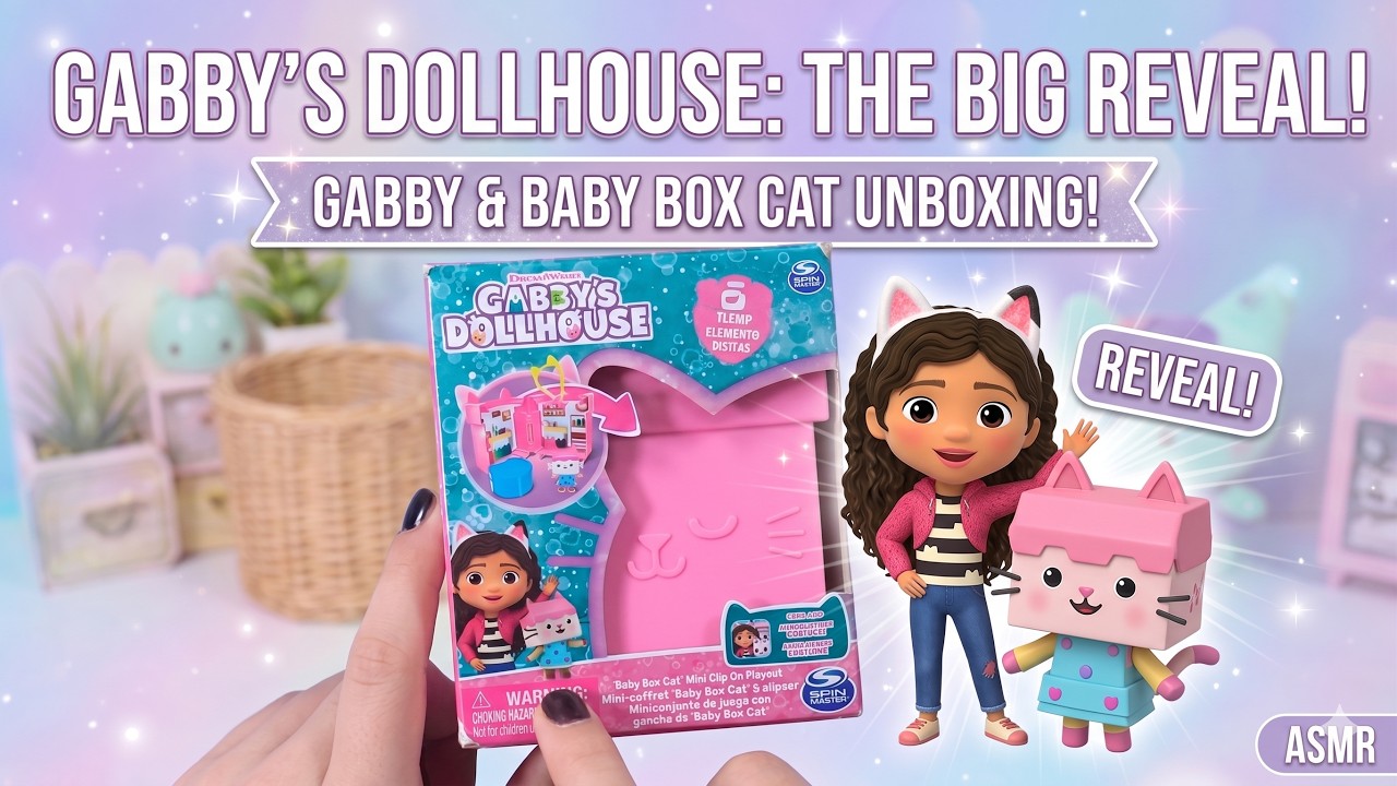 Gabby’s Dollhouse Unboxing Full Character Reveal & Aesthetic Paper Doll ...