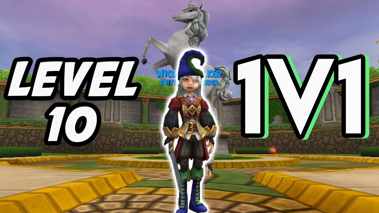 Wizard101: LEVEL 10 PVP 1V1 RANK - YouTube