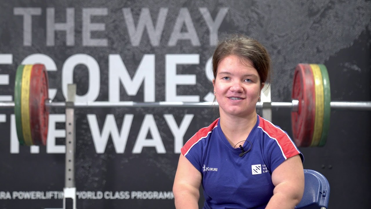 Get to know Olivia Broome GB para powerlifter - YouTube