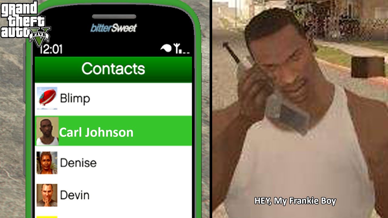 What If You Call GTA San Andreas Phone Number In GTA 5? - YouTube
