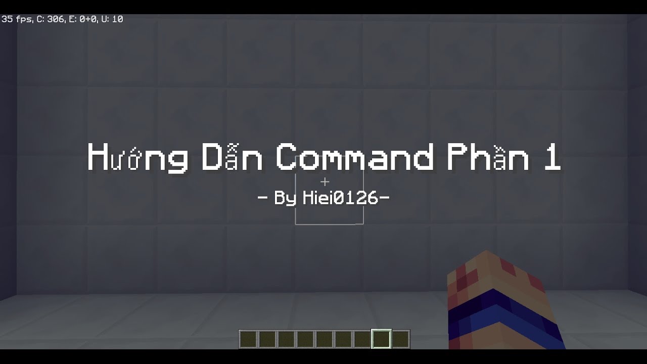 Hướng Dẫn Về 1 Số Command Trong Minecraft - Phần 1 - YouTube
