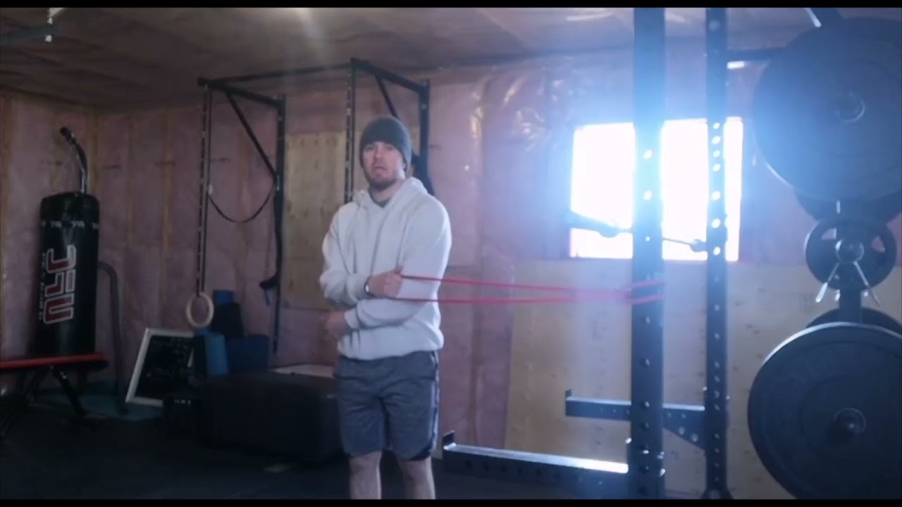 Banded Single Arm Shoulder External Rotation - YouTube