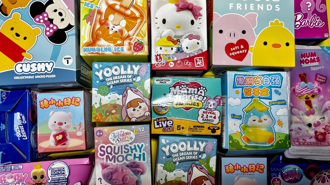 43 minutes of ASMR Temu blind boxes and more UNBOXING mystery surprise ...