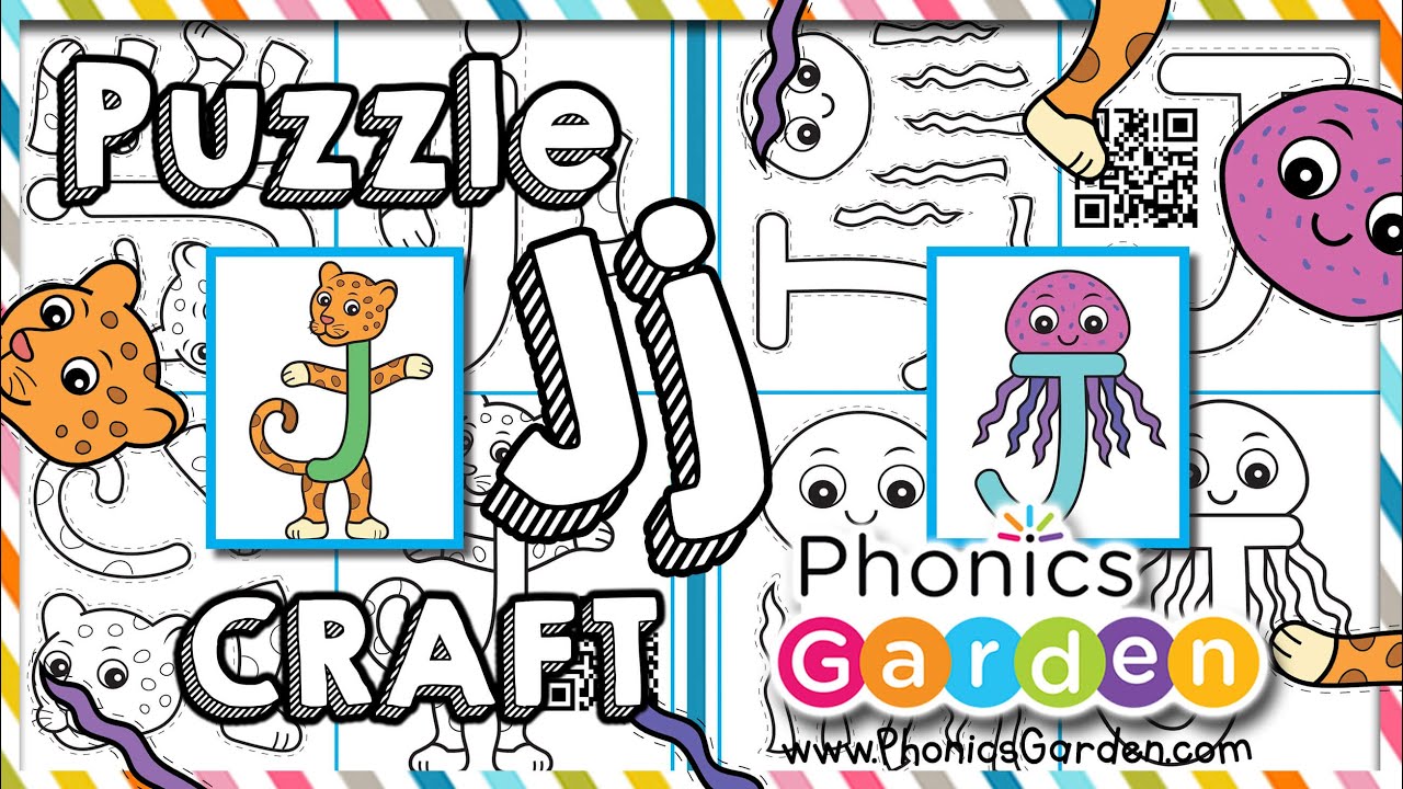 Jj | Letter Craft | Jellyfish & jaguar | Phonics Garden - YouTube