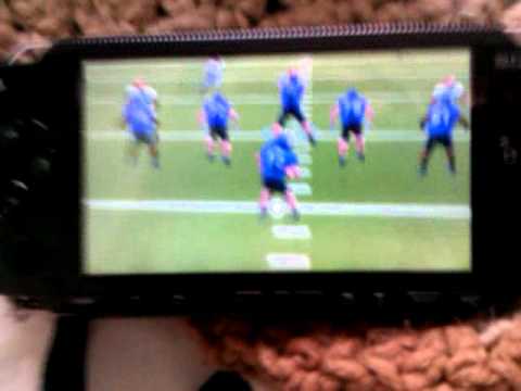 NCAA Football 10 PSP epic catch - YouTube