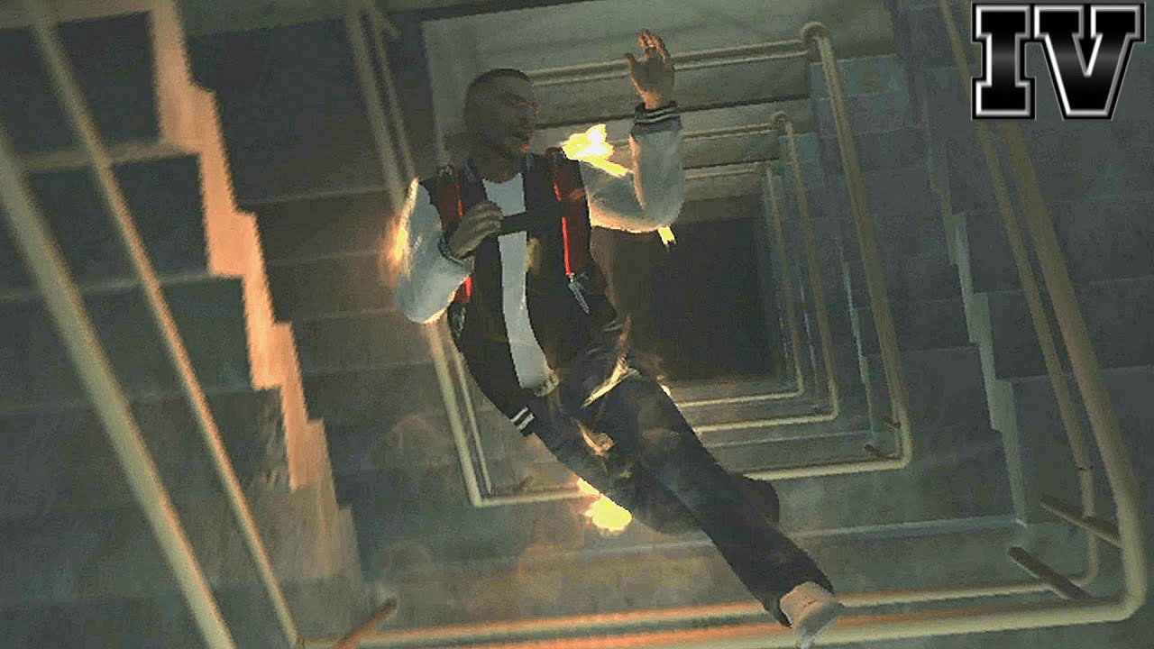 GTA IV - Stairwell of Death Compilation #27 - YouTube