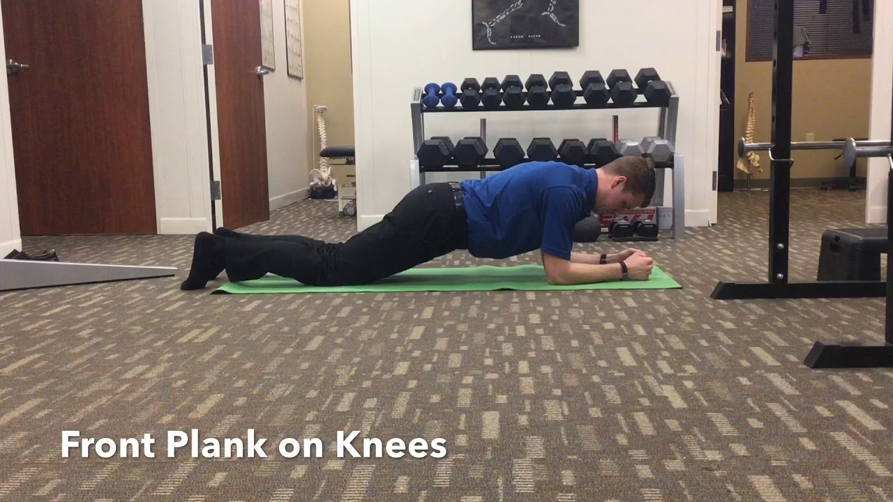 Front Plank Progressions - YouTube