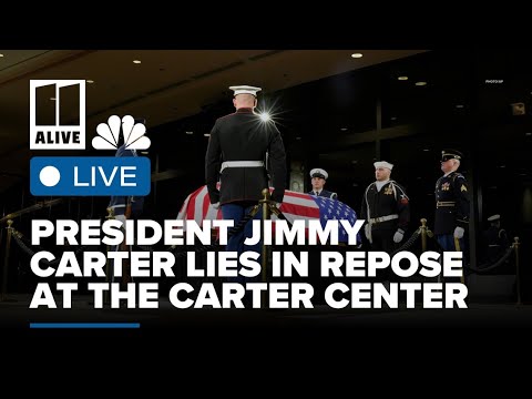 WATCH LIVE | Jimmy Carter lies in repose at The Carter Center, mourners ...