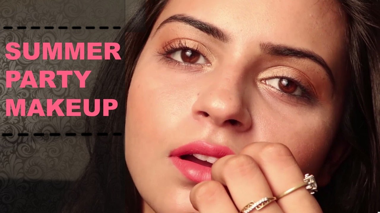 SUMMER PARTY MAKEUP LOOK - YouTube