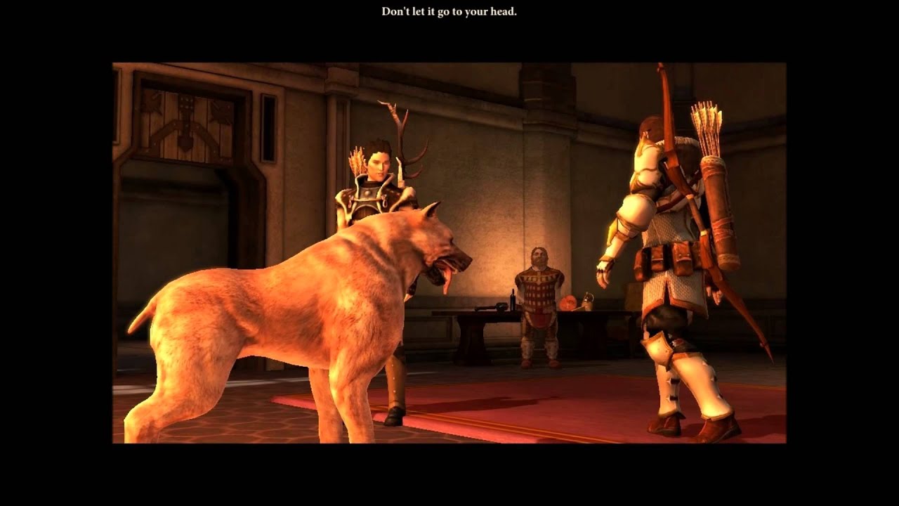 Dragon Age 2; Dog Scenes - YouTube