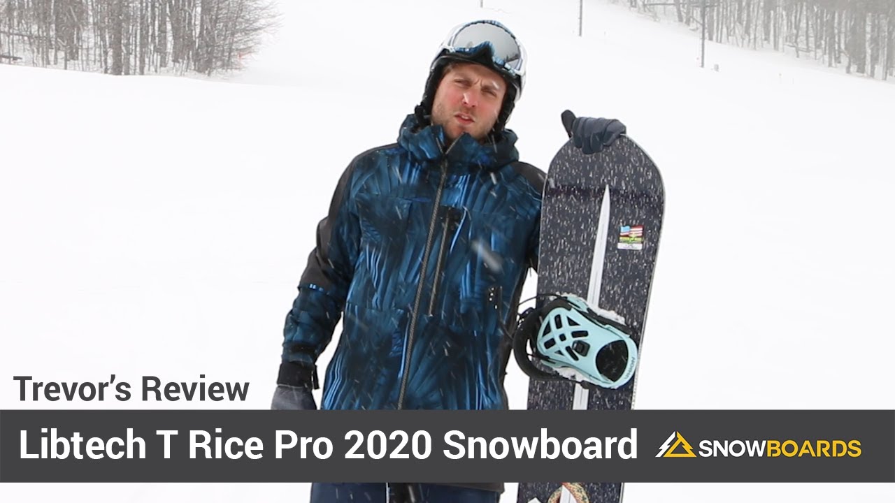 Trevor's Review-Libtech T.Rice Pro Snowboard 2020-Snowboards.com - YouTube