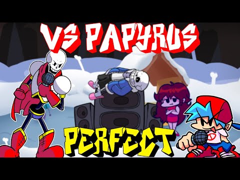 Friday Night Funkin' - Perfect Combo - Vs Papyrus Mod + Cutscenes [HARD]