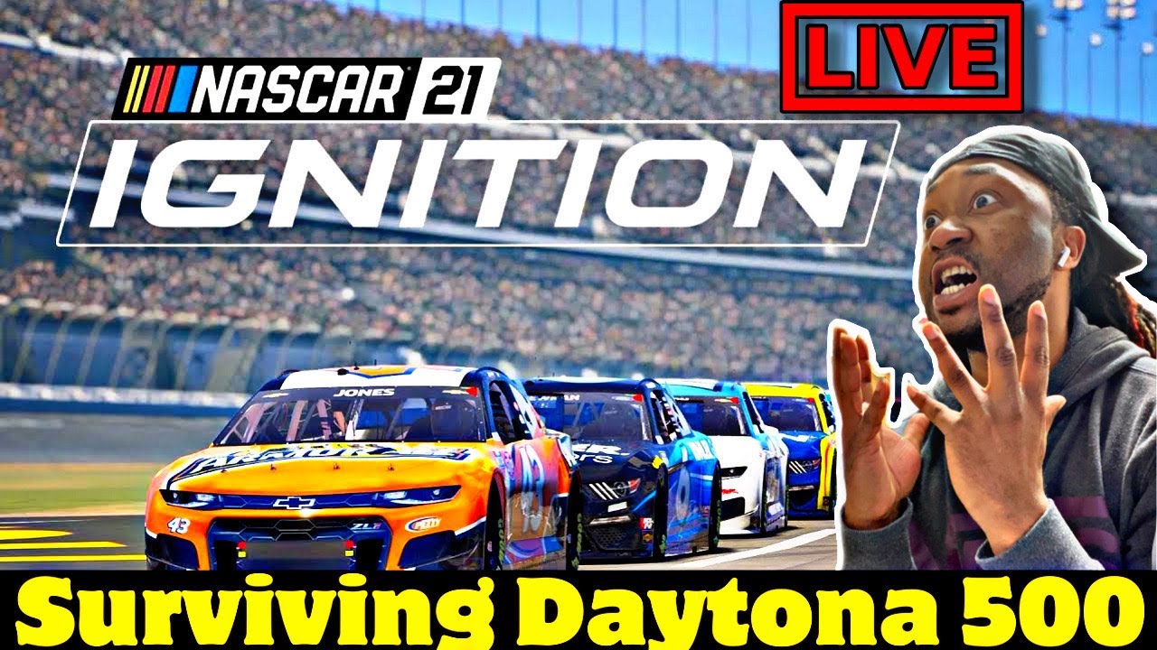 🔴LIVE - SURVIVING NASCAR 21 IGNITION DAYTONA 500 FULL RACE!!! - YouTube