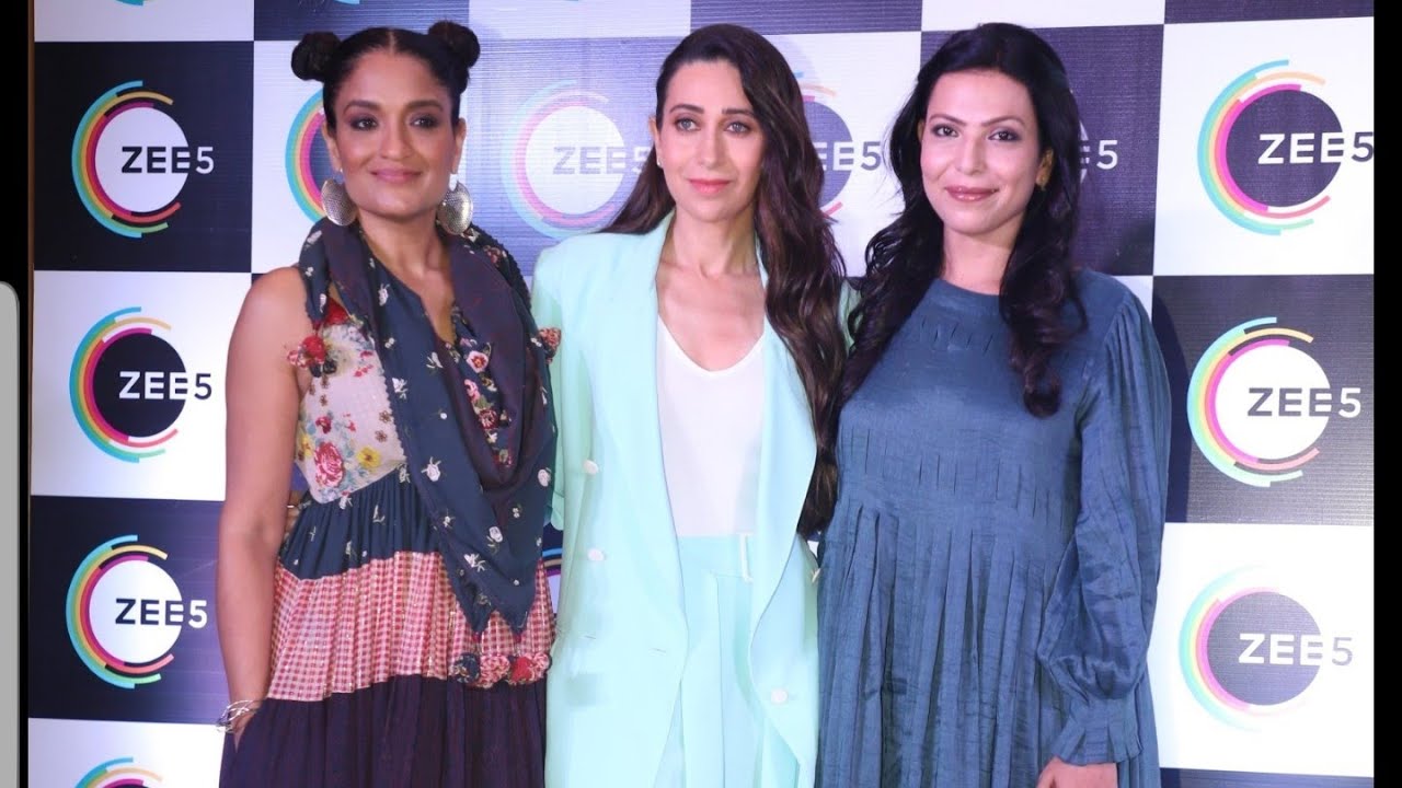 Karisma Kapoor others launch Zee5 calendar for March in Mumbai - YouTube