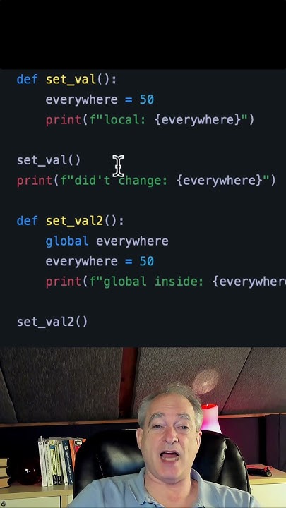 Avoid Mistakes When Using Global Variables In A Python π Function Shorts Youtube