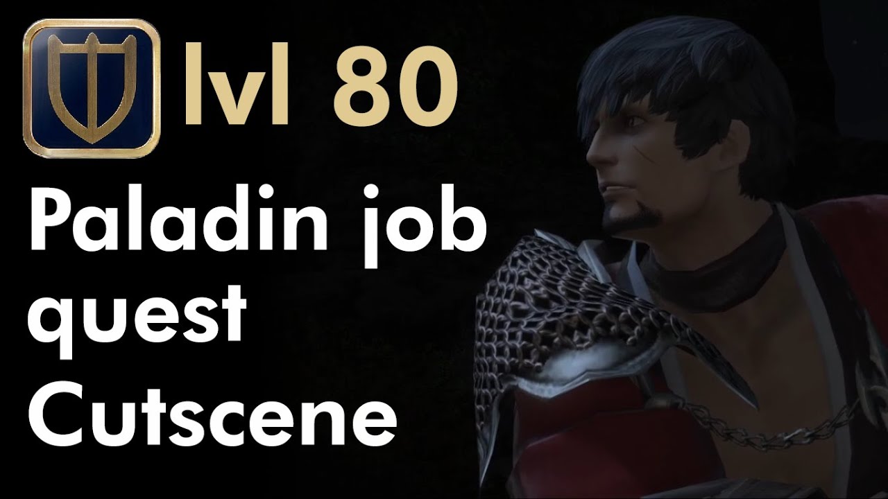 Final Fantasy XIV - lvl 80 Paladin Job Quest Cutscene (Final Aldis ...
