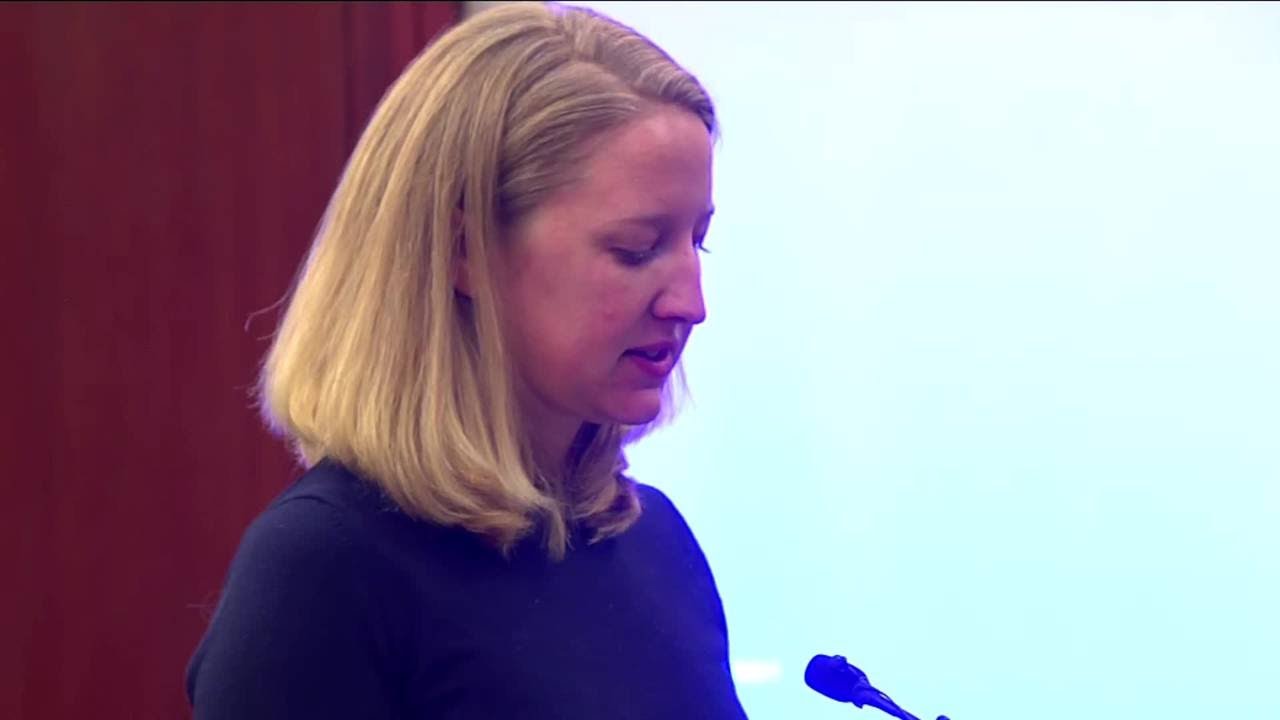 Nassar victims: Rebecca Mark statement - YouTube