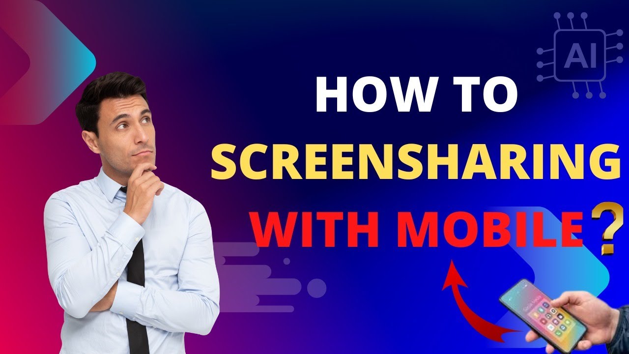 How to Screensharing with mobile - YouTube