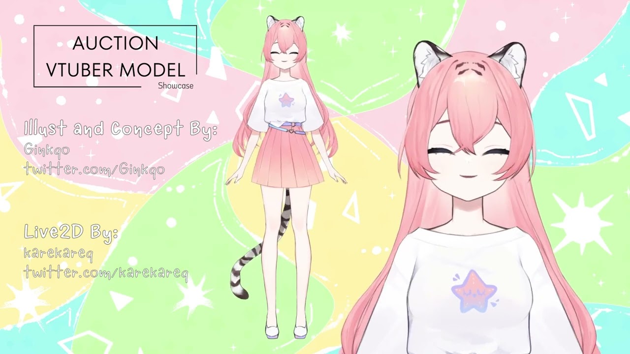 Showcase AUCTION Vtuber Model - YouTube