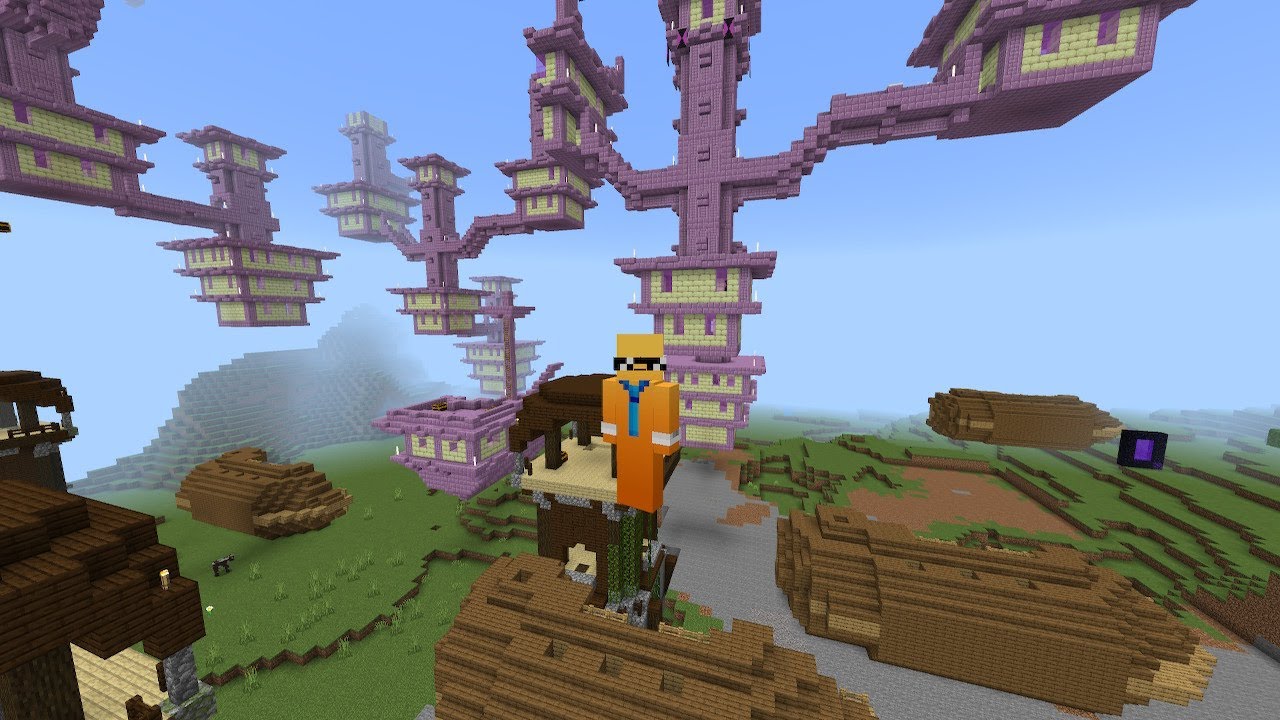 Minecraft But Structures Randomly Spawn - YouTube