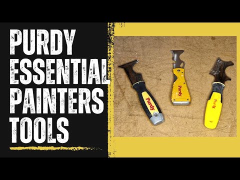 Purdy tools; Scraper, brush comb, 5 in 1 painters tool review. - YouTube