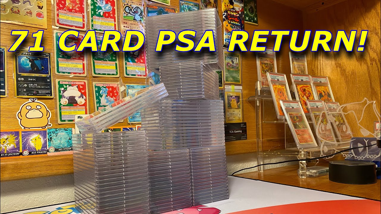 71 CARD PSA RETURN ! $115 in UPCHARGES for… - YouTube