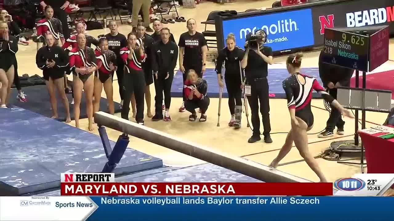 HIGHLIGHTS: Nebraska Women's Gymnastics vs. Maryland - YouTube