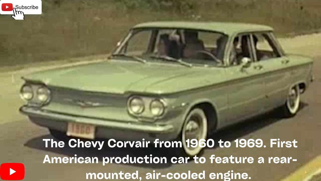 The Chevy Corvair from 1960 to 1969. First American production car to ...