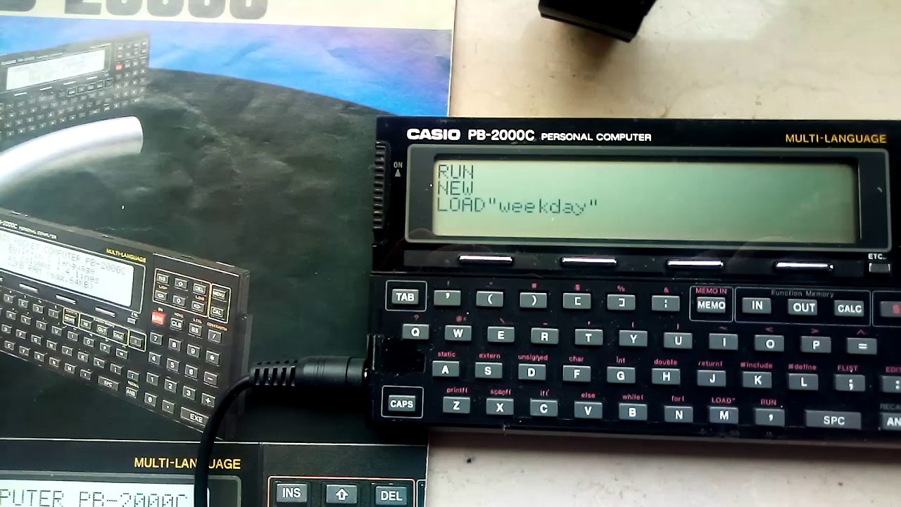 Casio PB 2000 C Program/Software - YouTube