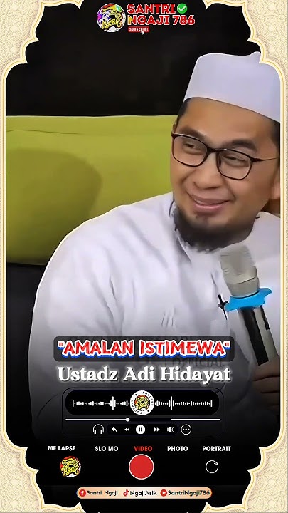 AMALAN ISTIMEWA || Ustadz Adi Hidayat - YouTube