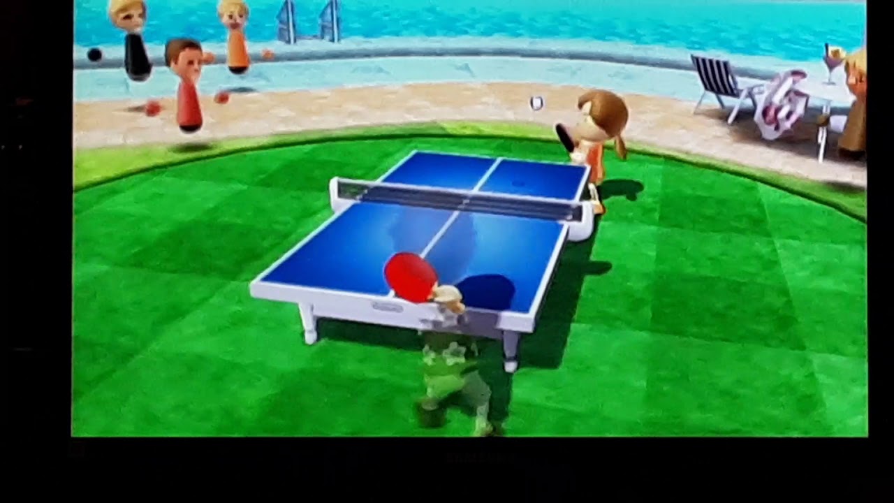 Wii Sports Resort Table Tennis Vs Lucia The Champion - YouTube