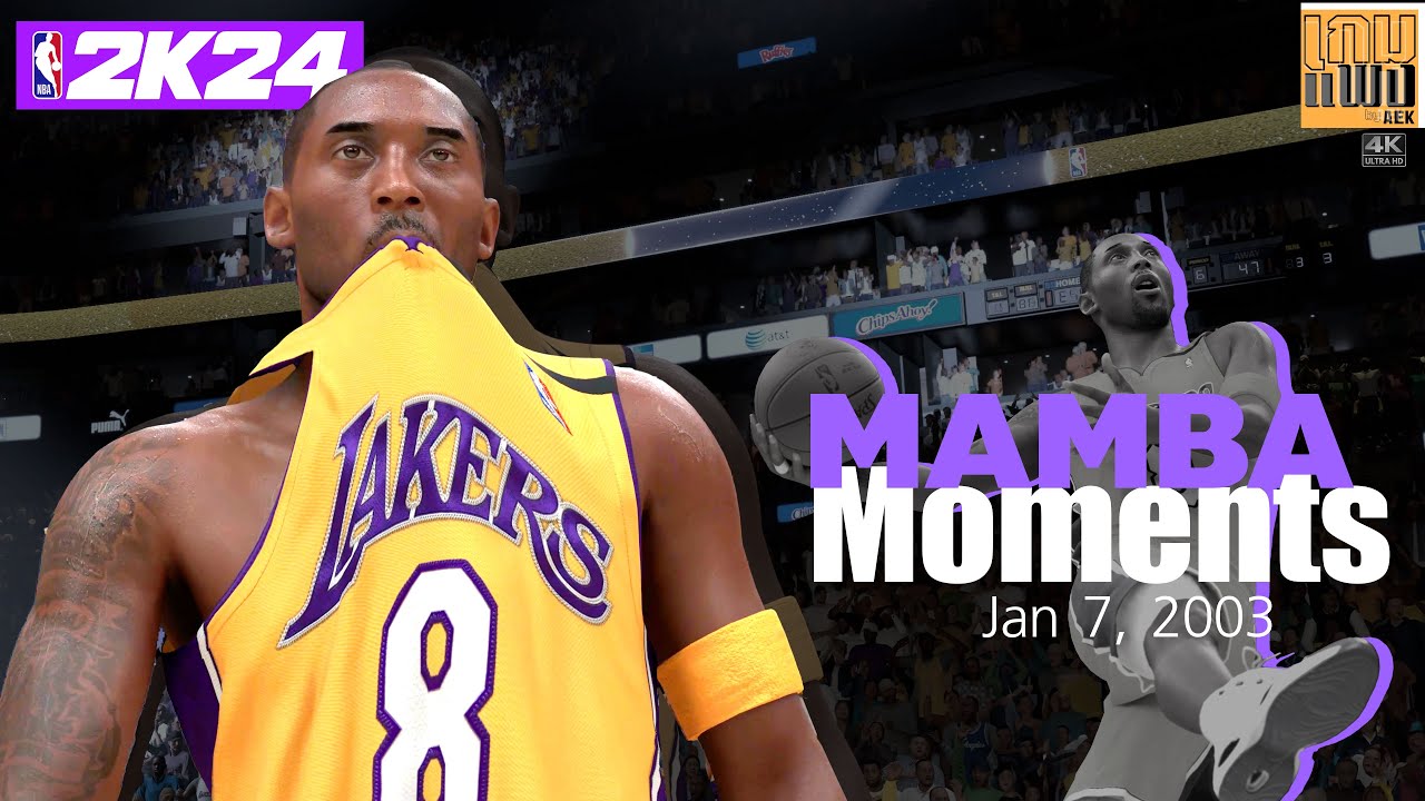 2003 Kobe ยิงสามแต้ม12ลูกใส่ SuperSonics - NBA 2K24 - MAMBA Moments ...