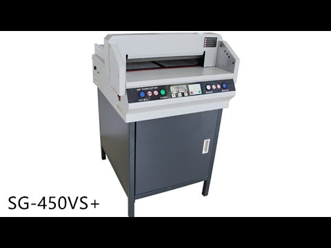 SG-450VS+ Digital Control Paper Cutting Machine Paper Cutter - YouTube