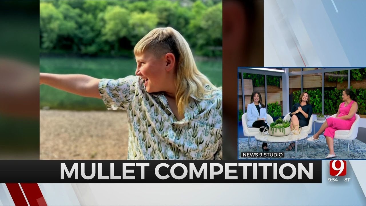 Oklahoma Teen Competes In Mullet Champ Contest - YouTube
