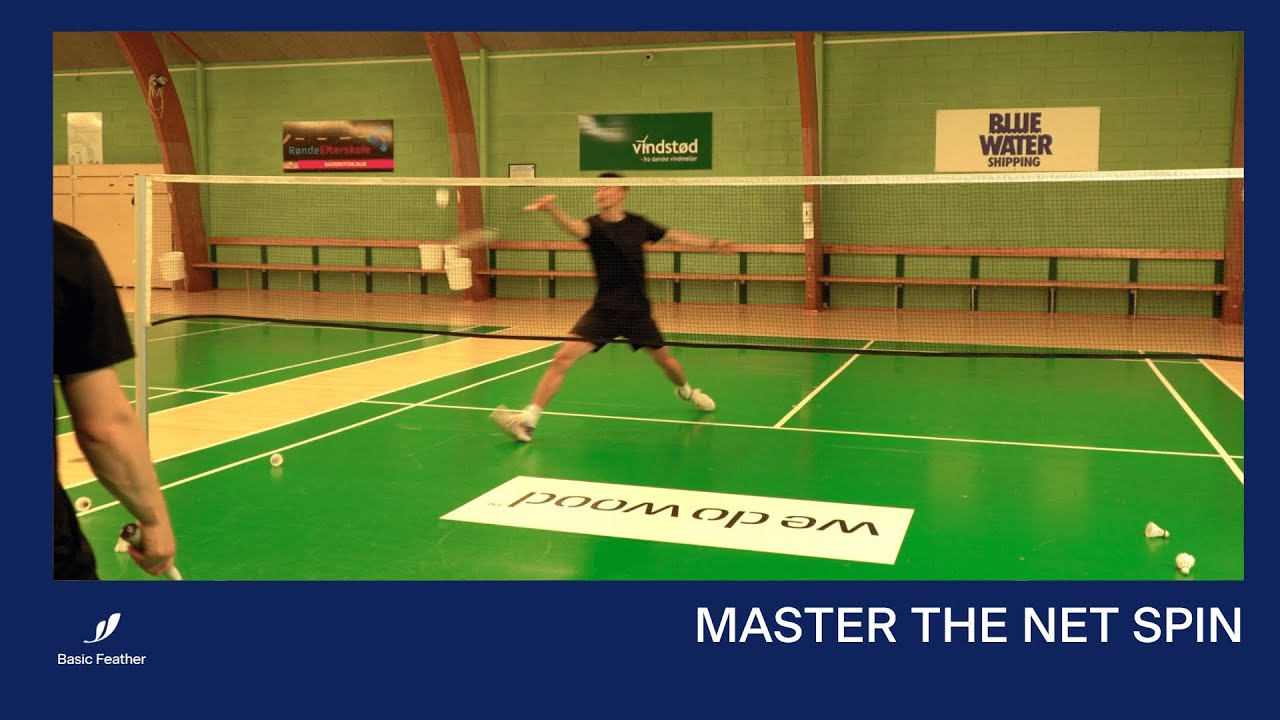 Masterclass in How to Play The NET DROP (net spin) in Badminton - YouTube