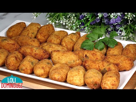 CROQUETAS CREMOSAS DE CALABACÍN Y ATÚN, fáciles y deliciosas. A quién no le gusta las croquetas