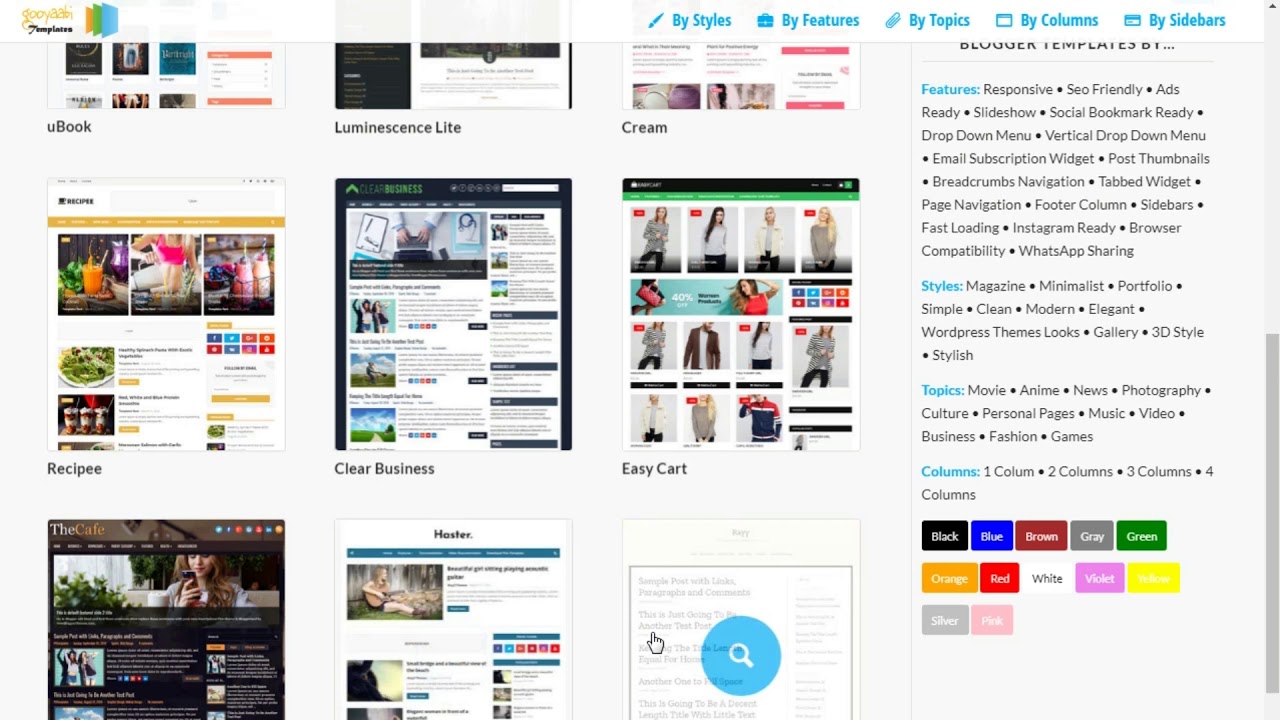 how to upload blogger template - YouTube