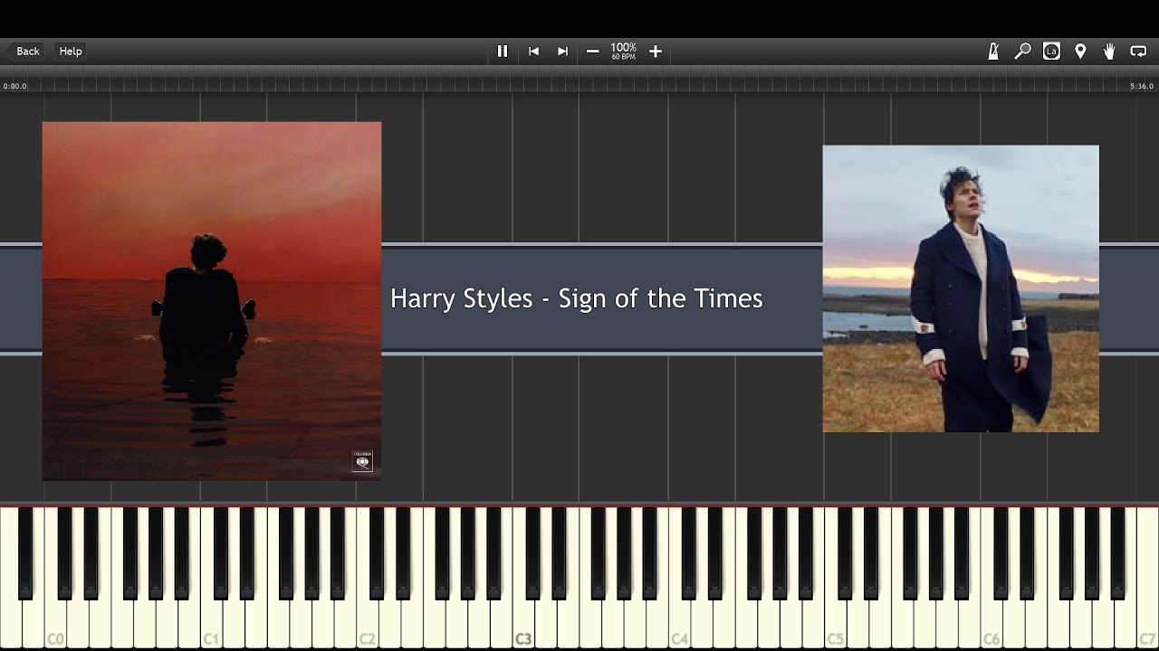 Harry Styles - Sign of the Times PIANO TUTORIAL - YouTube