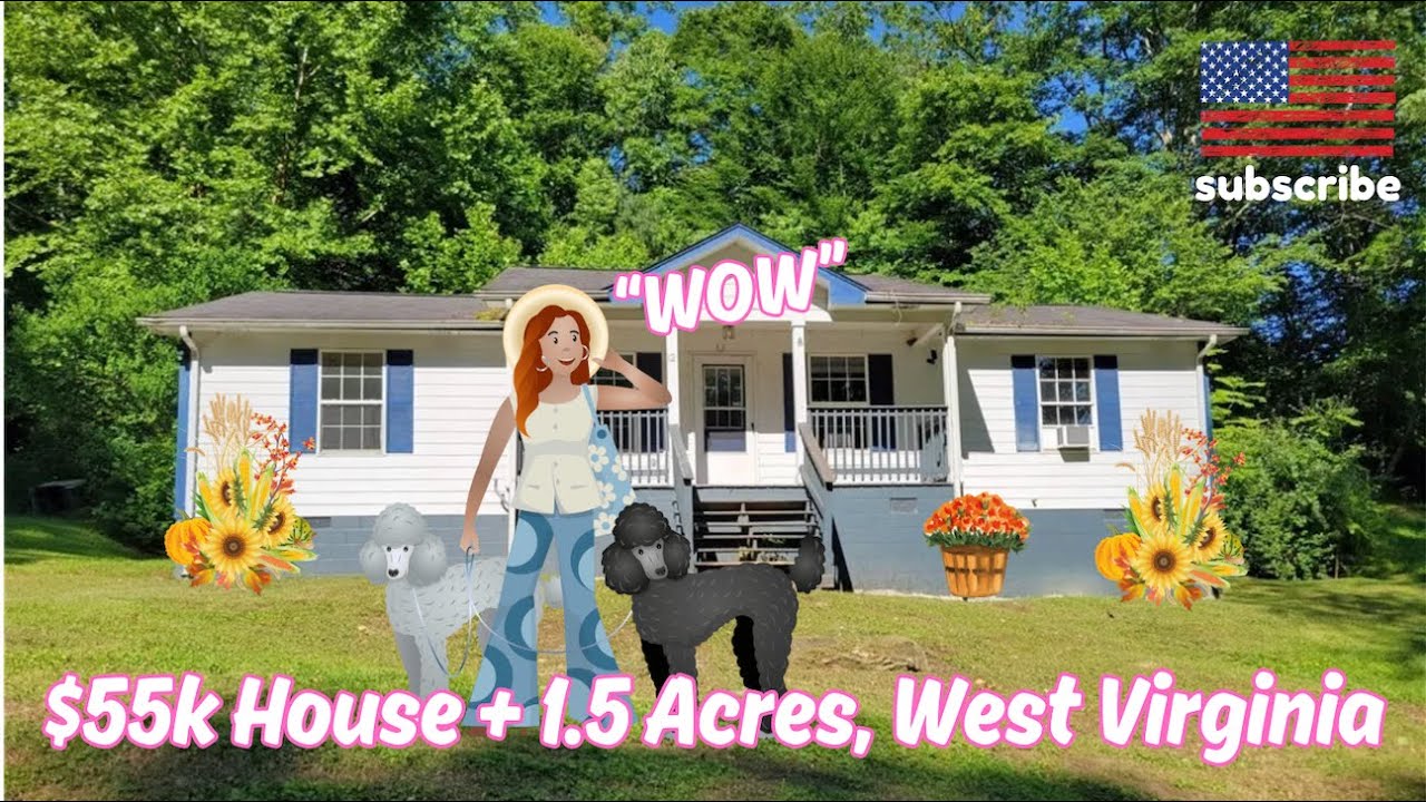 $55k House 🏡 Appalachia West Virginia. 👀 there's 1.5 Acres too 🤗 - YouTube