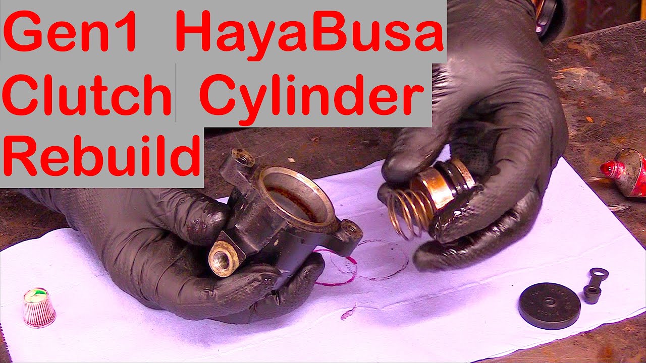 Gen 1 HayaBusa:- Clutch Slave Cylinder Rebuild ! - YouTube