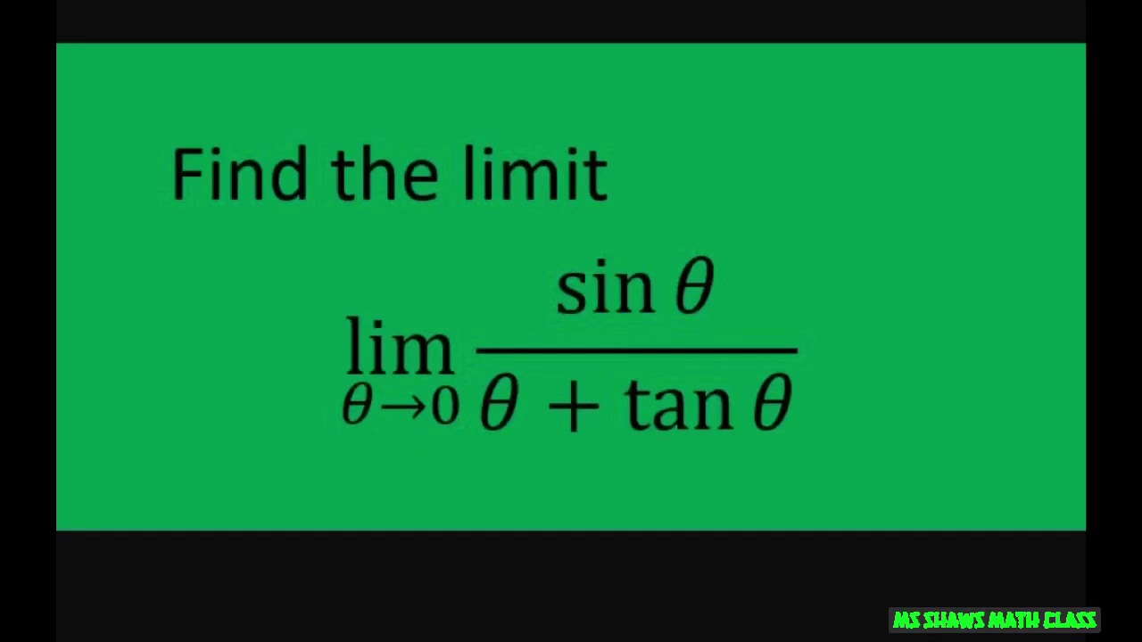 Find The Limit Of Sin X Divided By X Tan X As X Approaches Zero YouTube Find The Limit Of Sin X Divided By X Tan X As X Approaches Zero YouTube