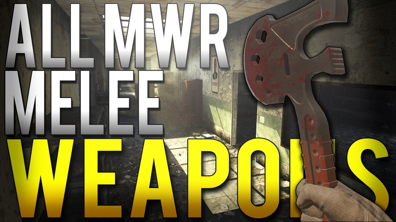 All Modern Warfare Remastered Melee Weapon Animations - YouTube