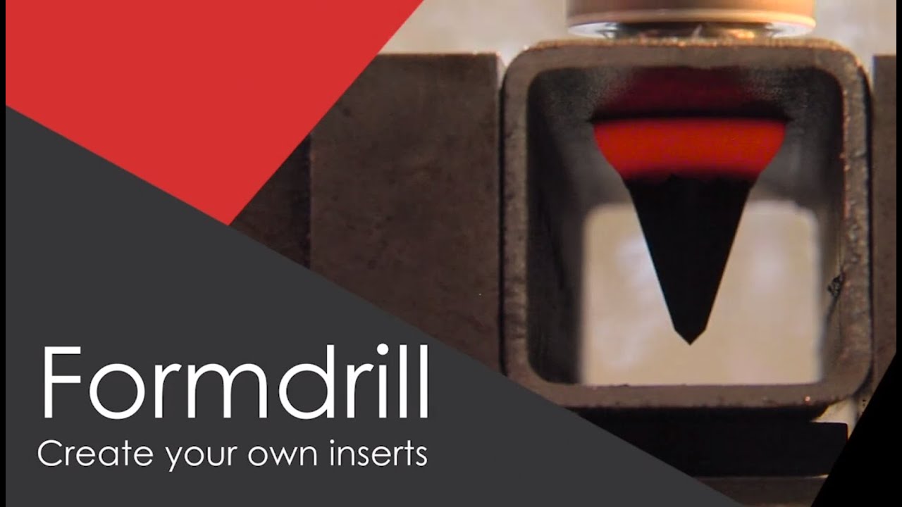 Flow Drilling - Friction Drilling - Form Drilling - Formdrill - YouTube