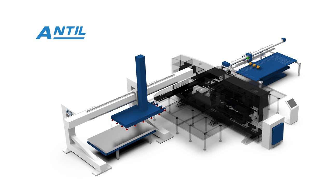 ANTIL Automation APE Series Loading & unloading cell - YouTube